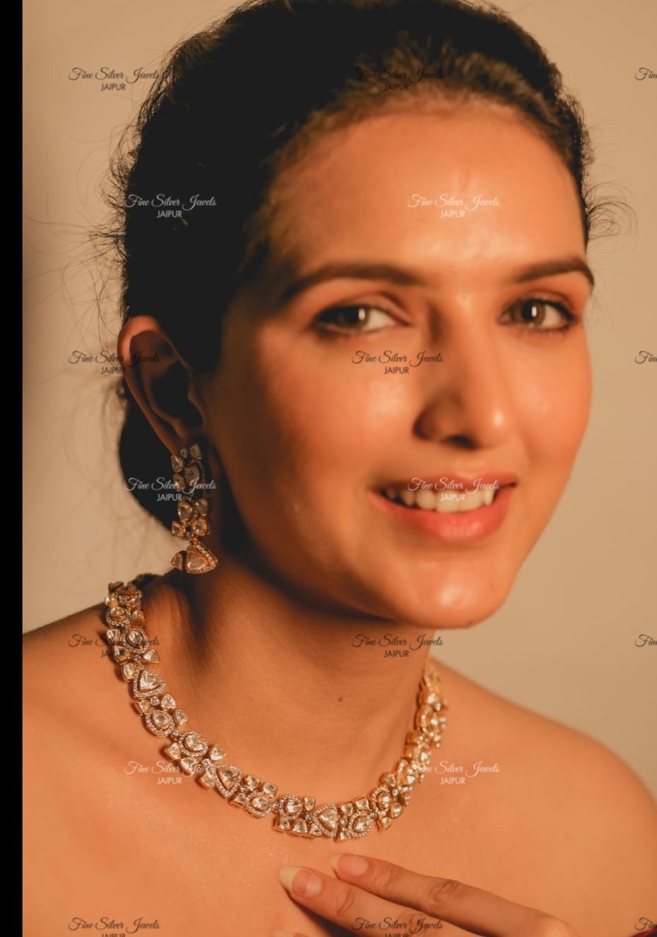 925 Silver GOLDEN BLISS NECKLACE SET – FSJ